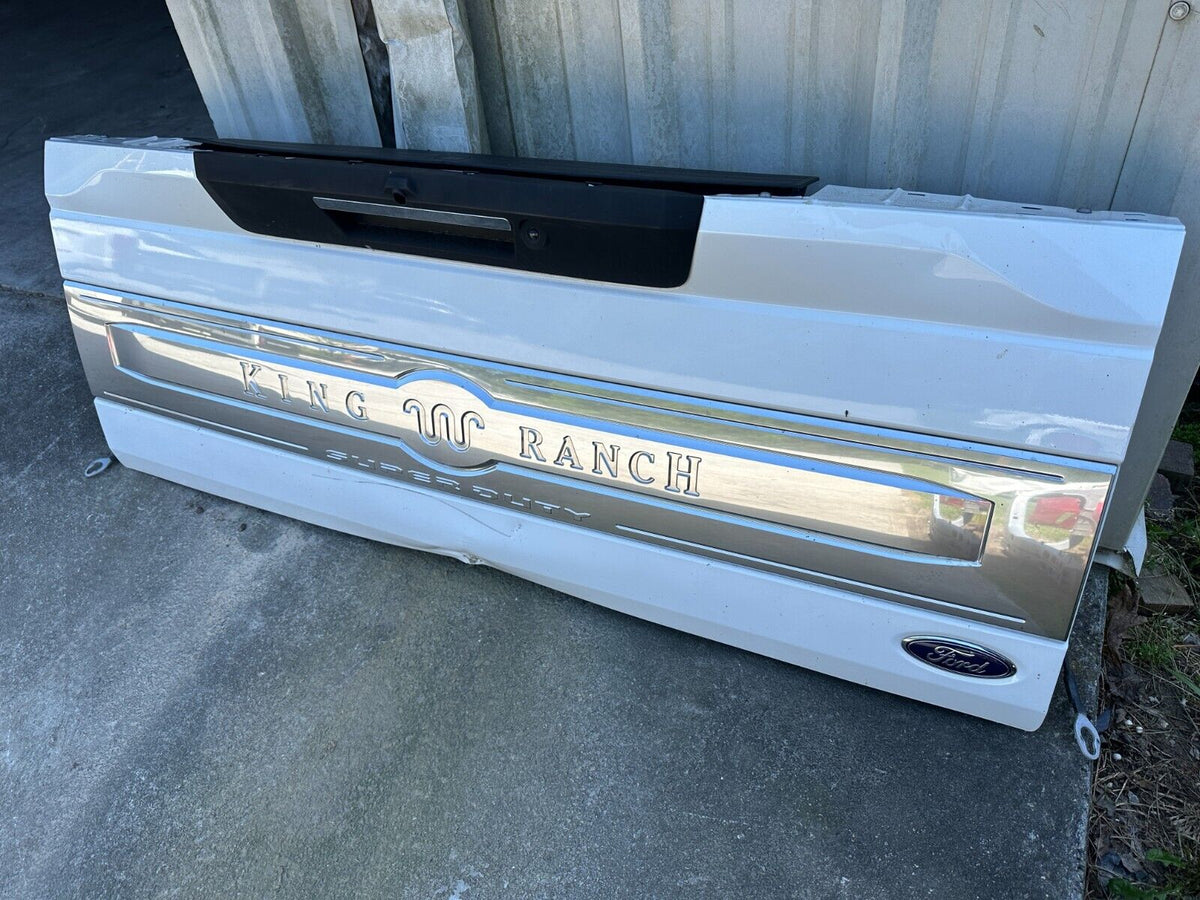 2020 2021 2022 2023 FORD F250 F350 F450 KING RANCH TAILGATE OEM *DAMAG ...