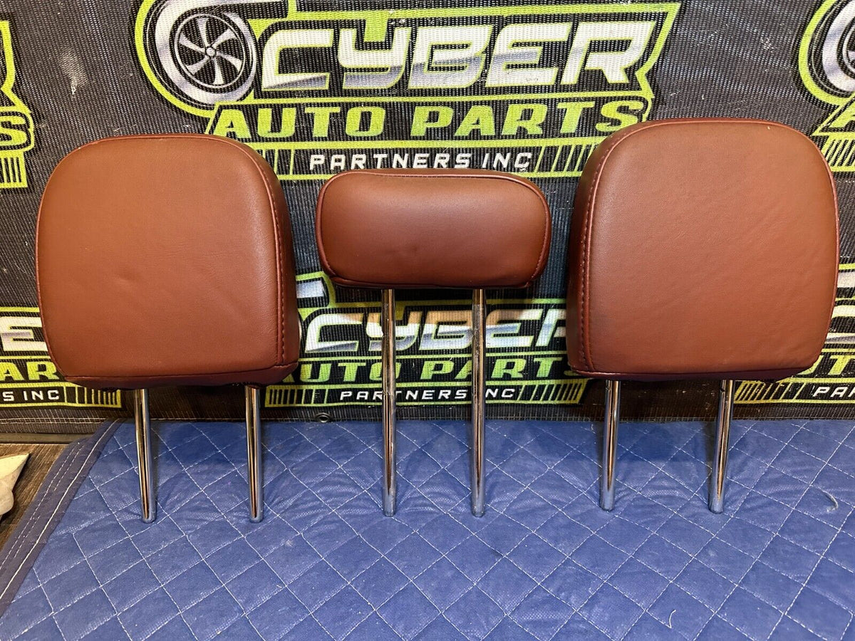 FORD F150 F250 F350 F450 PLATINUM RED DARK MARSALA LEATHER REAR SEAT H ...