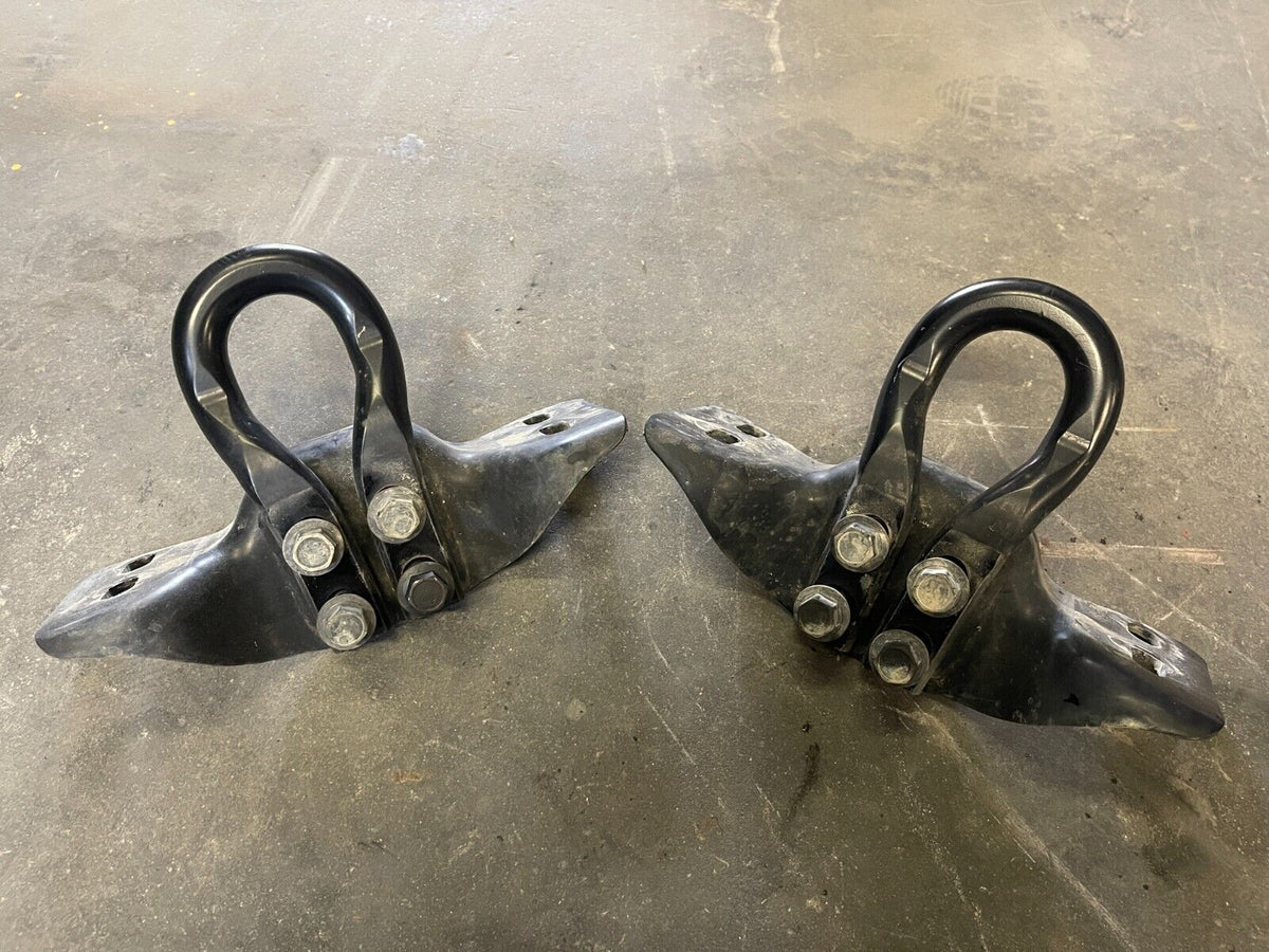 2017-2022 FORD F250 F350 F450 SUPERDUTY FRONT BUMPER TOW HOOKS OEM ...