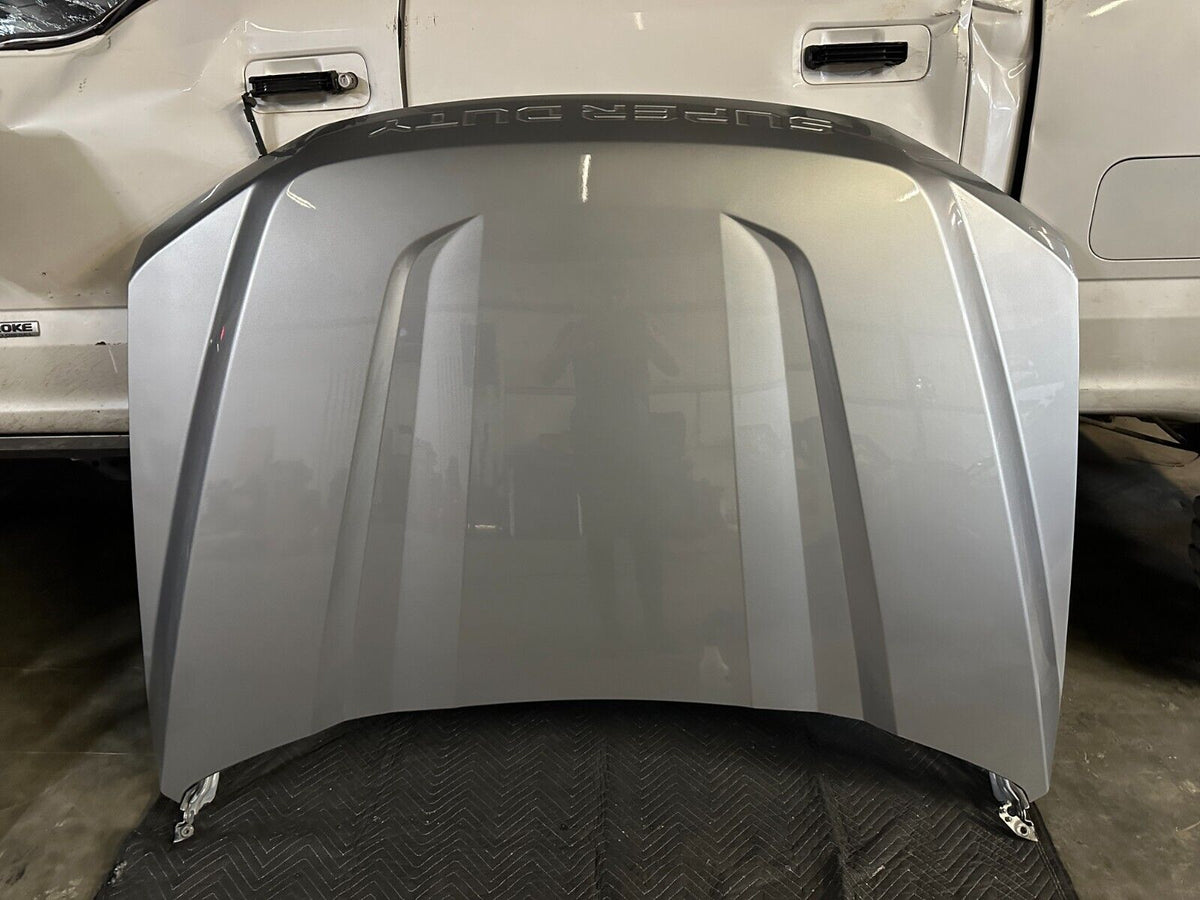 2017 2018 2019 2021 2022 FORD F250 F350 F450 HOOD PANEL SHELL SILVER C ...