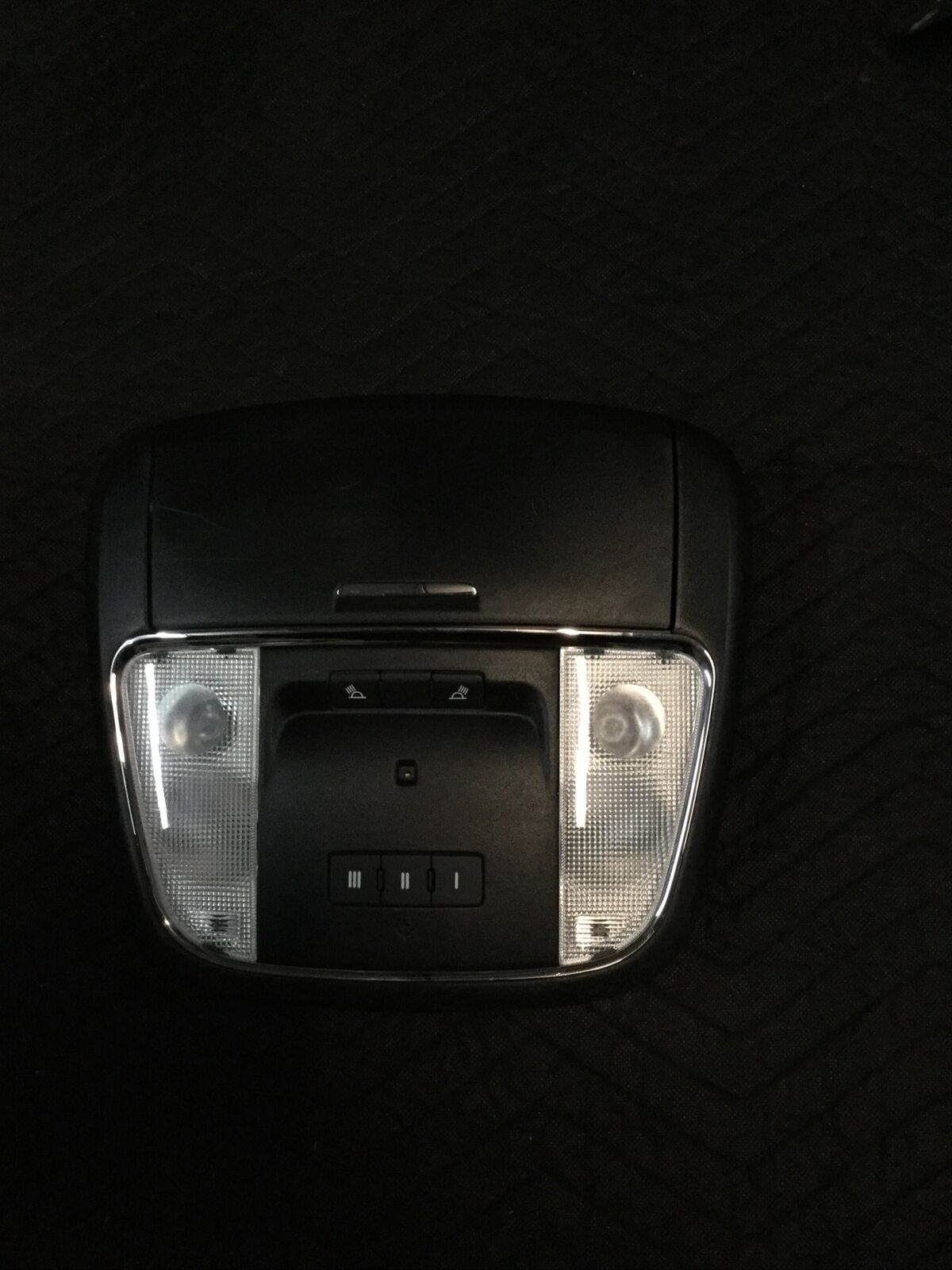 2016 DODGE CHARGER HELLCAT OVERHEAD CONSOLE DOME W/ HOMELINK LIGHT OEM ...
